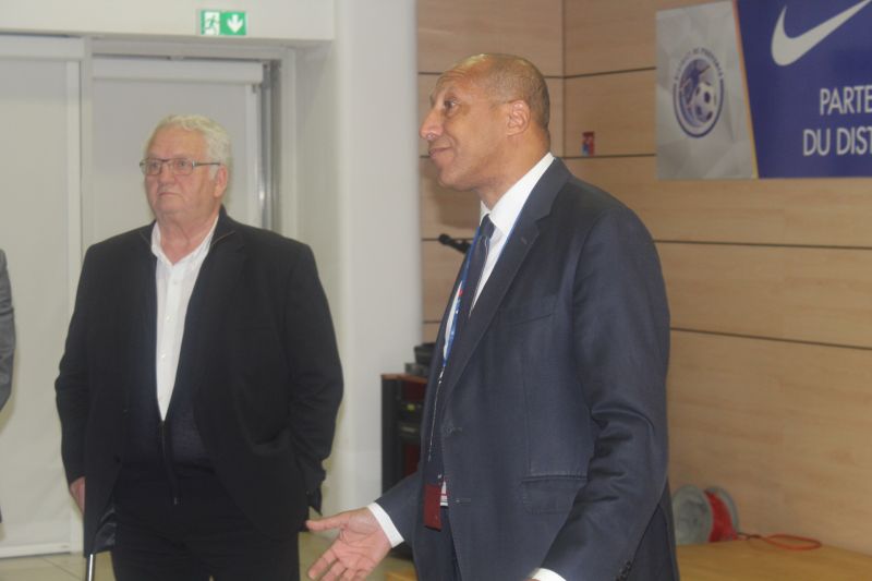 Philippe DIALLO (Président de la FFF) en visite au District de Provence ...